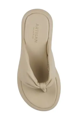 ARTISAN CRAFTED BY ZIGI Alanna Platform Sandal - Beige