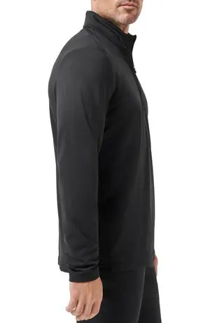 Travis Mathew Quarter Zip Pullover - Black