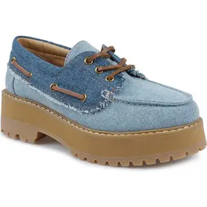 CANDIE'S Biz Platform Loafer - Blue