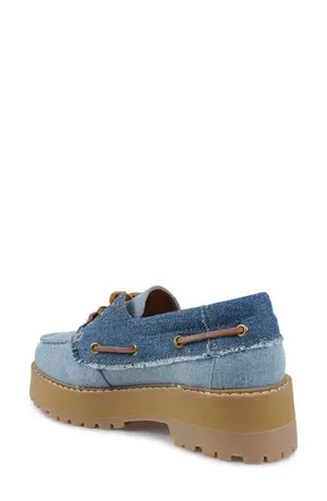 CANDIE'S Biz Platform Loafer - Blue