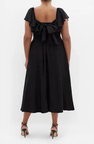 City Chic Alisa Tie Front Dress