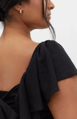 City Chic Alisa Tie Front Dress