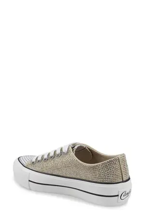 CANDIE'S Leann Low Top Platform Sneakers - Gold