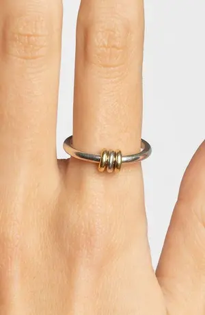SPINELLI KILCOLLIN Sirius Mixed Metal Linked Ring
