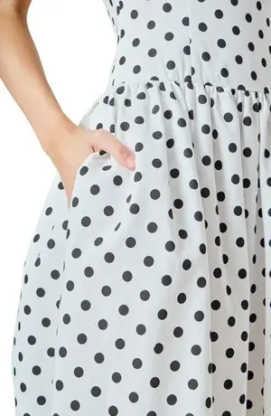 Endless Rose Polka Dot Strapless A-line Dress
