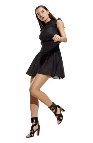 Cynthia Rowley Ramie Mini Dress