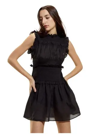 Cynthia Rowley Ramie Mini Dress
