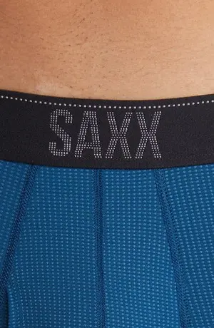 SAXX Assorted 3-pack Quest Quick Dry Mesh Slim Fit Boxer Briefs - Slate/anchor Teal/black