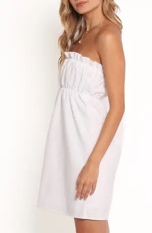 PETAL & PUP Stratton Strapless Babydoll Dress