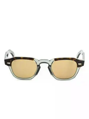CUTLER & GROSS Cutler & Gross Colour-Block Sunglasses Brown