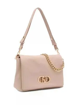 Liu Jo Logo-plaque Chain-strap Shoulder Bag - Neutrals