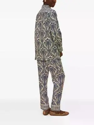 Farm Rio Tropical Cameo-print Trousers