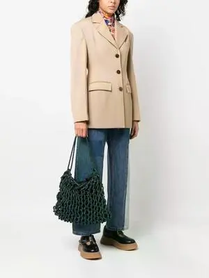 Alienina Sara Interwoven Shoulder Bag - Blue