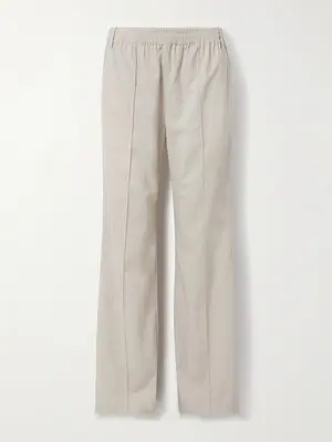 Tibi Scottie Woven Pants - Neutrals