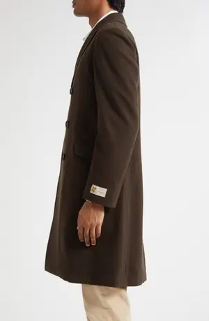 Massimo Alba Dodge Double-breasted Virgin Wool Coat - Caffe