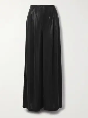 Norma Kamali Black Wash Pants For Women