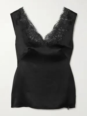 Alexander Mcqueen Lace Camis Tanks For Women