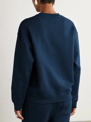 JIL SANDER Printed Cotton-jersey T-shirt - Blue