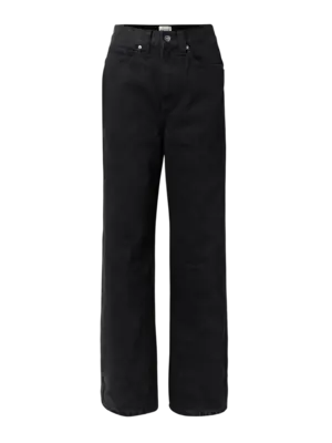 Khaite Bonnie Mid-rise Boyfriend Jeans - Black