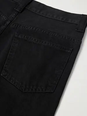 Khaite Bonnie Mid-rise Boyfriend Jeans - Black
