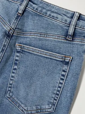 FRAME The Reboot Mid-rise Bootcut Jeans - Blue