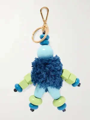 Etro Wool-blend Bag Charm - Blue