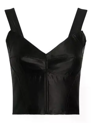 Dolce & Gabbana Elastic Satin Top