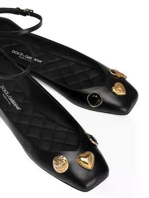 Dolce & Gabbana Embellished Ballet Flats