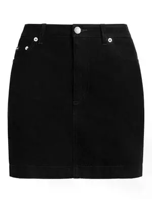 Dolce & Gabbana Denim Mini Skirt - Black