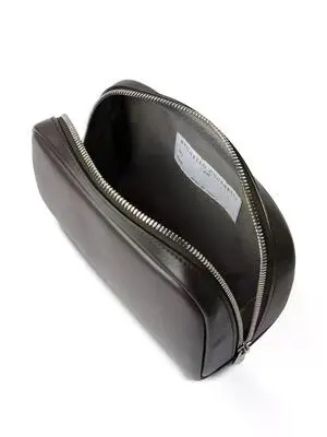 Brunello Cucinelli Zippered Wash Bag - Brown