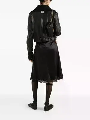 Dolce & Gabbana Bomber-style Leather Jacket