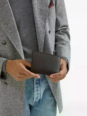 Brunello Cucinelli Leather Bifold Wallet - Brown