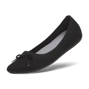 Allbirds Tree Breezer Bow Ballerina Flats - Black