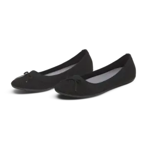 Allbirds Tree Breezer Bow Ballerina Flats - Black