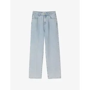 Sandro Light Wash Bottoms For Women