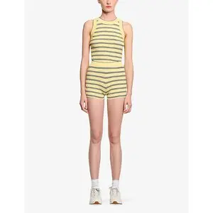 Sandro Stripe Knit Shorts