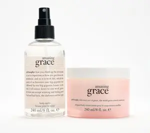 PHILOSOPHY Grace Whipped Body Creme & Body Spritz 8oz Set - One-color