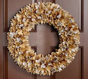 HOME REFLECTIONS As Is 24' Wooden Curlcoastal Wreath - One-color