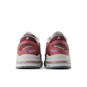 NEW BALANCE 1000 Sneakers - Monarch Burgundy With Light Silver Metallic And Still Water