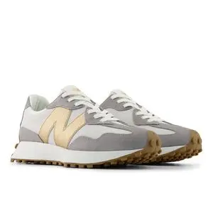NEW BALANCE 327 Sneakers - Grey Matter With Gold Metallic