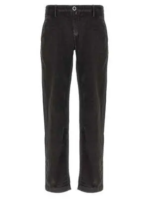 Jacob Cohen Straight Leg Velvet Pants - Gray