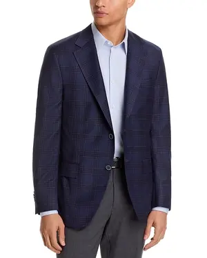 Peter Millar Brushed Plaid Soft Jacket