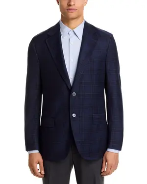 Peter Millar Brushed Plaid Soft Jacket
