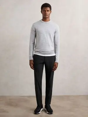 Reiss Button Detailed Bottoms For Men