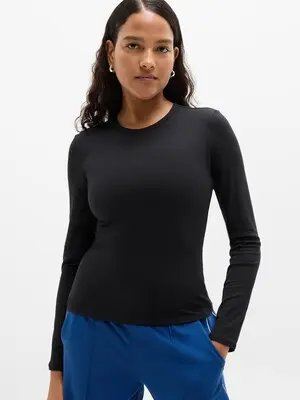 Athleta Ribbed Performance Tops For Women