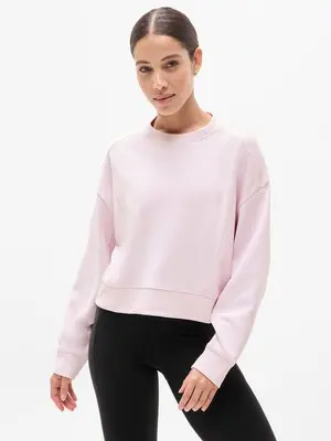 Athleta Seasoft Rib Crewneck Sweatshirt - Primrose