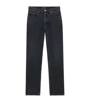 Saint Laurent Mick Straight-leg Jeans - Grey