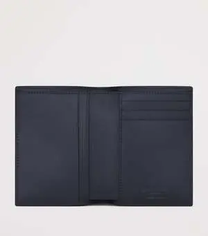 Saint Laurent Calfskin Logo Bifold Wallet