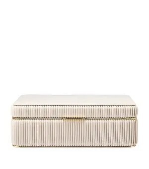 Wolf Medium Bella Jewellery Box - Neutral