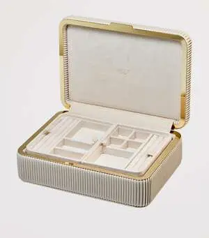 Wolf Medium Bella Jewellery Box - Neutral